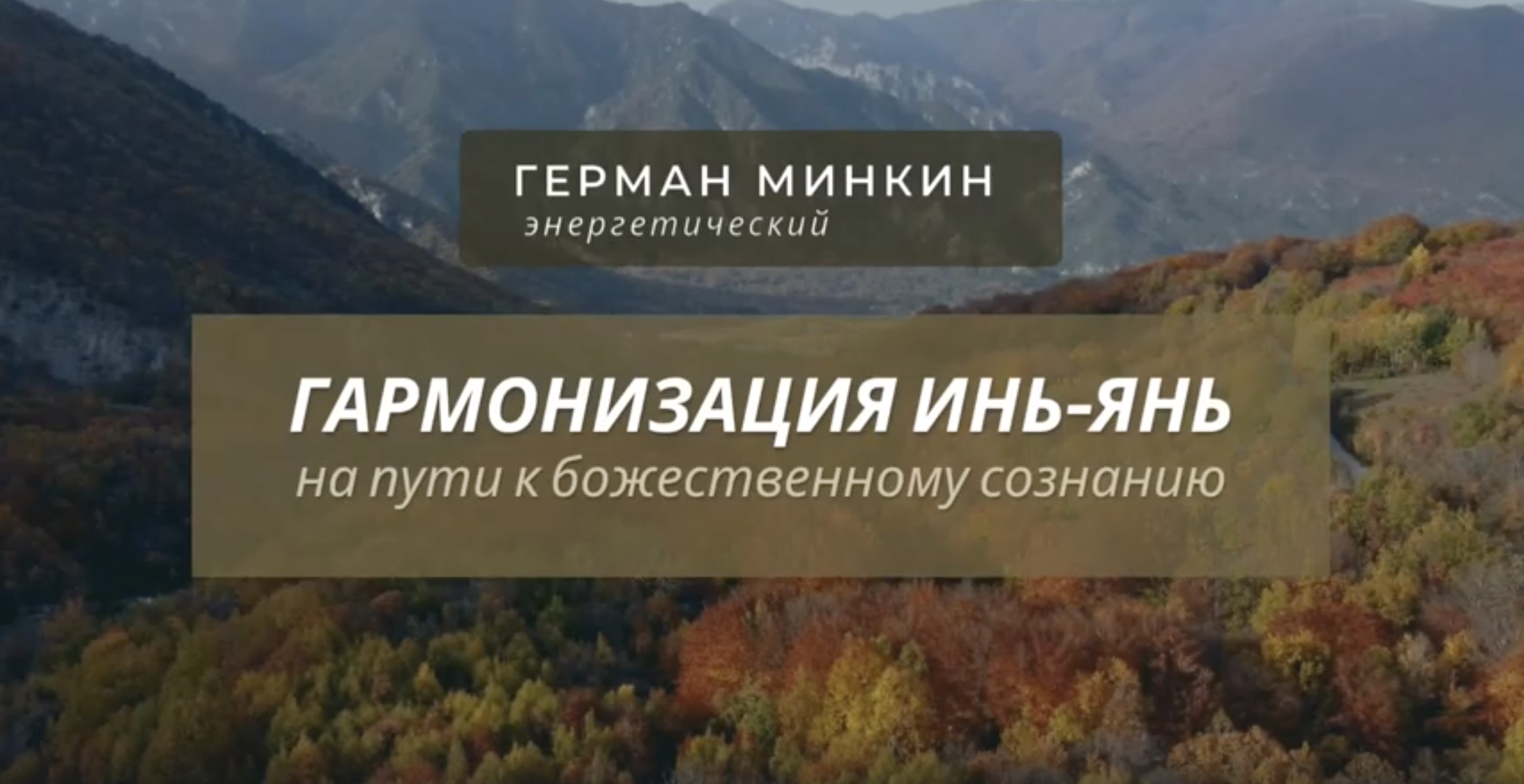 Зачем человеку нужна гармонизация энергии инь-ян? | Герман Минкин