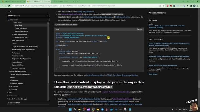 Bearer Token Authentication with Blazor WASM in C# .NET 8 – смотреть ...