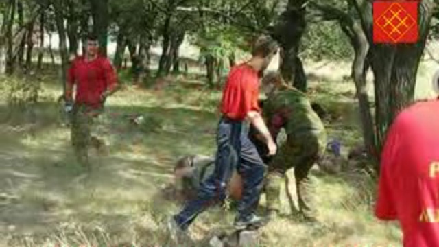 Штурмовой бой "стенка на стенку". Саратов 2010.