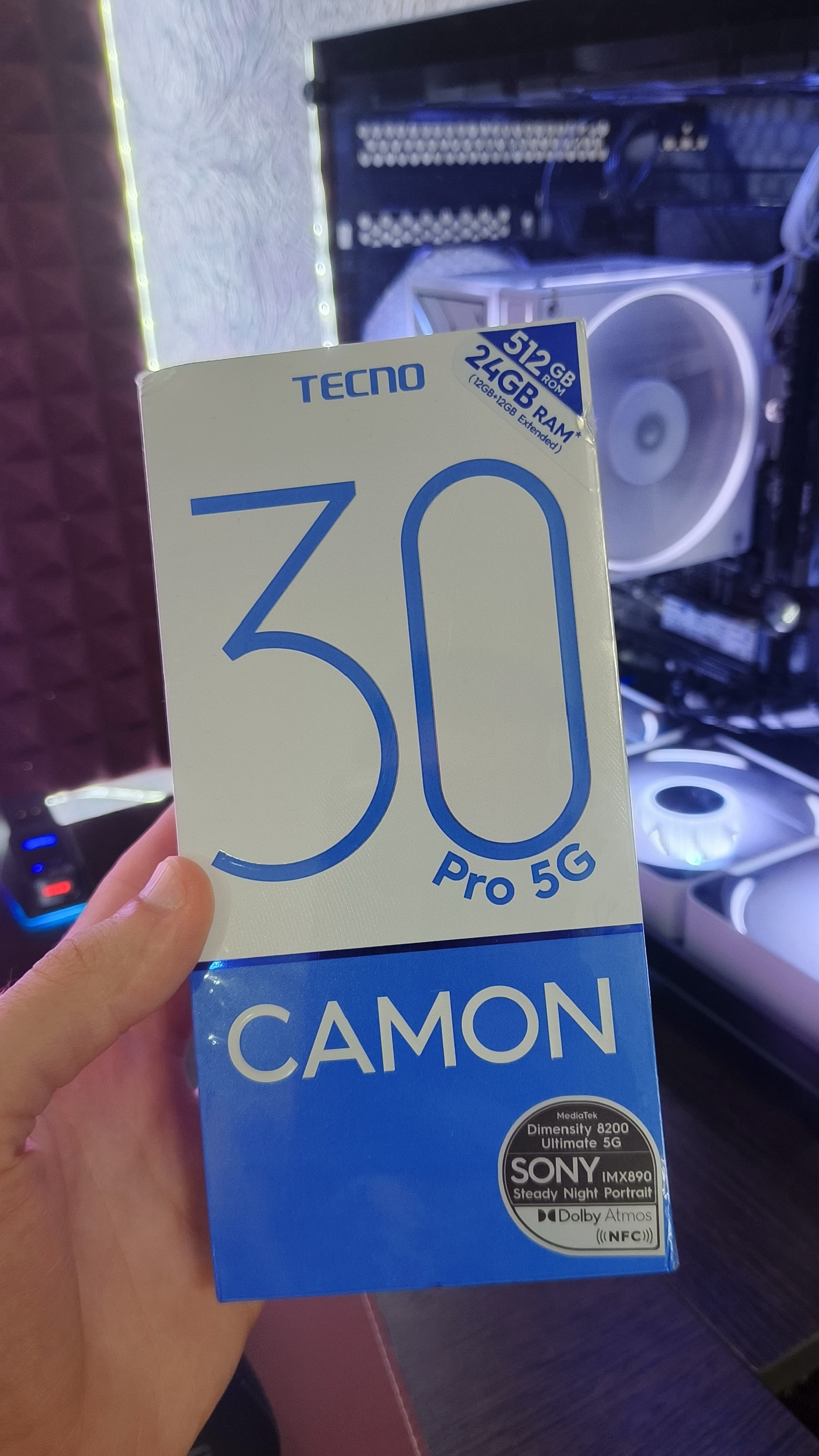 Распаковка Tecno Camon 30pro 5g