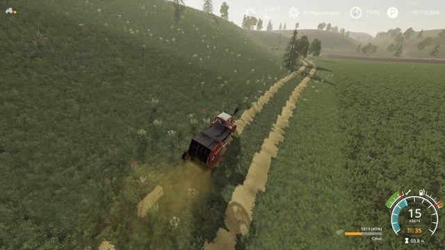 FS19     СПК  Гридино #12  Мощь  МТЗ-5         карта  село  Ягодное.