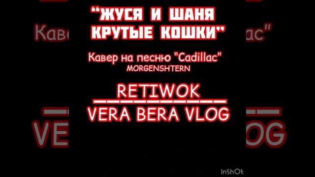 «ШАНЯ И ЖУСЯ, КРУТЫЕ КОШКИ» КАВЕР НА ПЕСНЮ «CADILLAC» MORGENSHTERN.