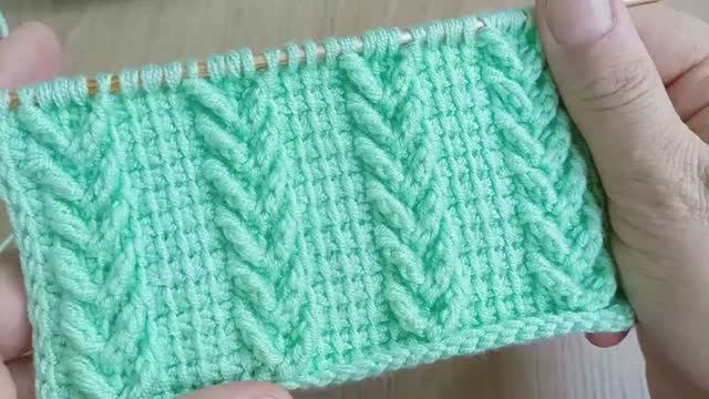 Отличный тунисский узор! 😍 Очень простой, но выглядит КРАСИВО! Вяжется на одном дыхании!