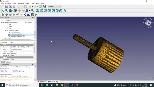 Freecad CfdOF Tutorial 2 Tube Flow