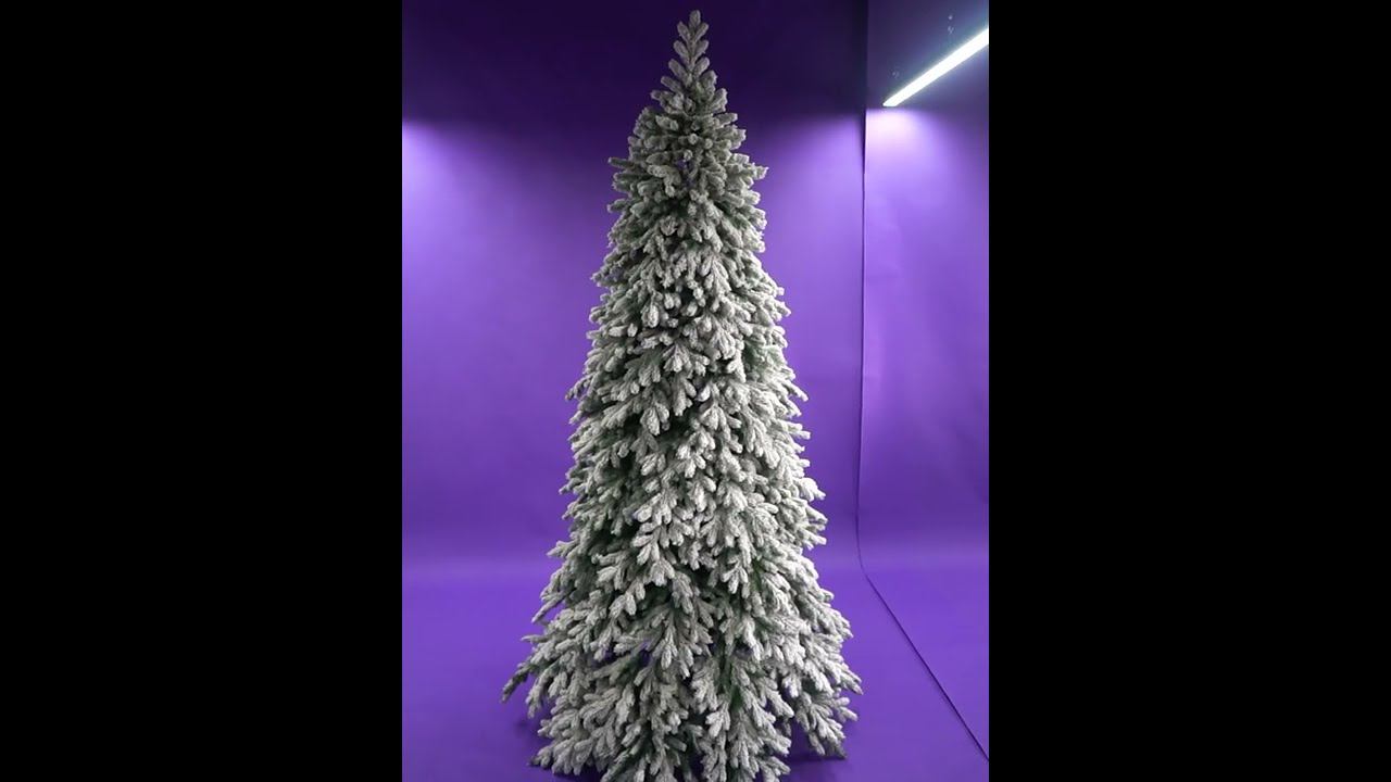 CRYSTAL TREES | Обзор | Ель "Эмили"  Зеленая в снегу
