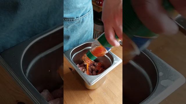 Куриные сердечки на мангале по-арабски!