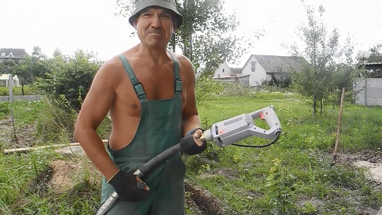 Установка железобетонного забора ч.10