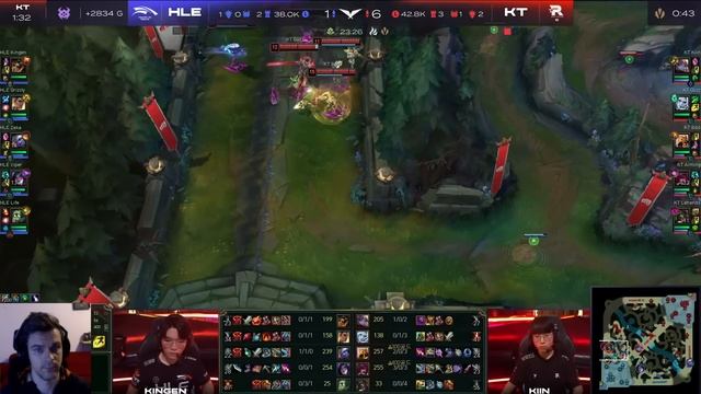 KT vs HLE Highlights Game 2 LCK Summer Losers' Bracket R2 2023 KT ...
