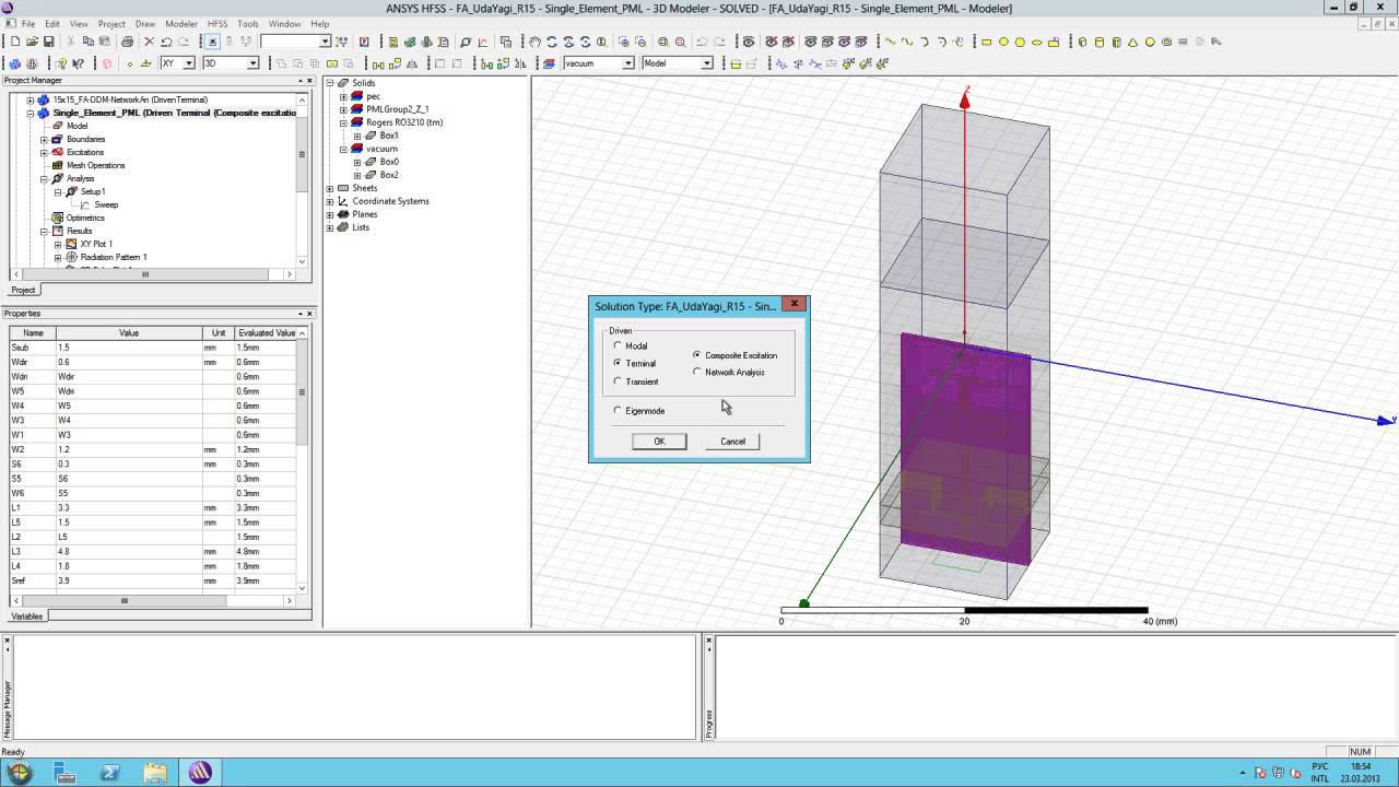 Обзор возможностей Ansys HFSS для анализа антенных решёток ч.2