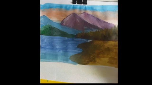 Рисуем пейзаж (12), легко и просто