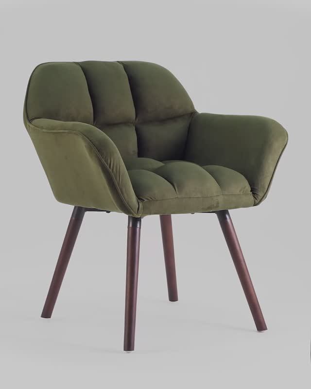 Кресло Брайан. Мягкое кресло с обивкой из замши