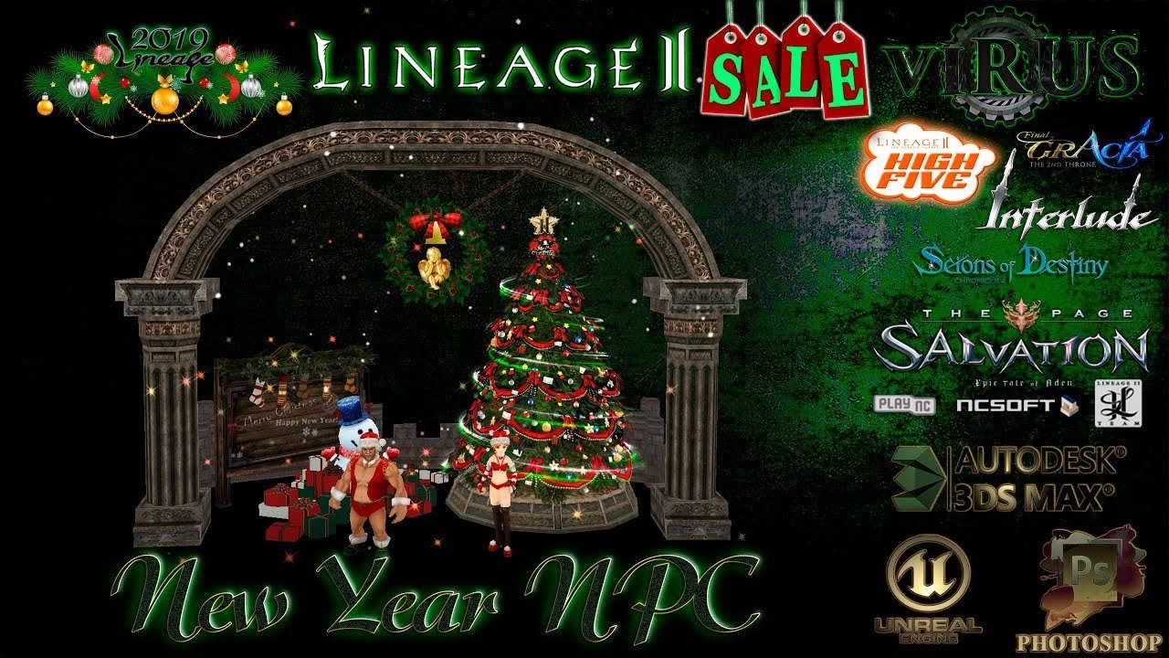 NPC New Year Dwarf 12+  with Effects. NEW YEAR 2019. Any chronicle ◄√i®uS►
