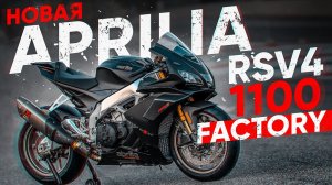 ОЧЕНЬ МОЩНЫЙ СПОРТБАЙК 217 л.с. APRILIA RSV4 1100 FACTORY 2019