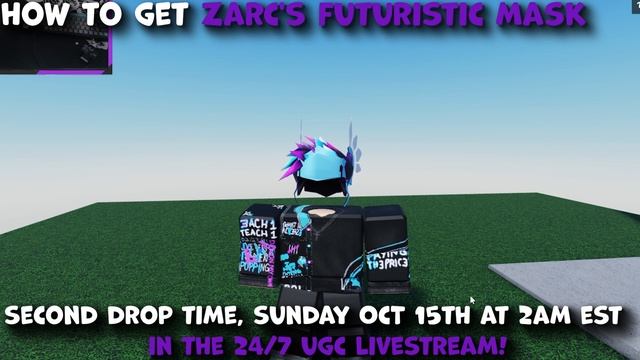 How to get My FREE UGC LIMITED Zarc's Futuristic Mask in Roblox | (All ...