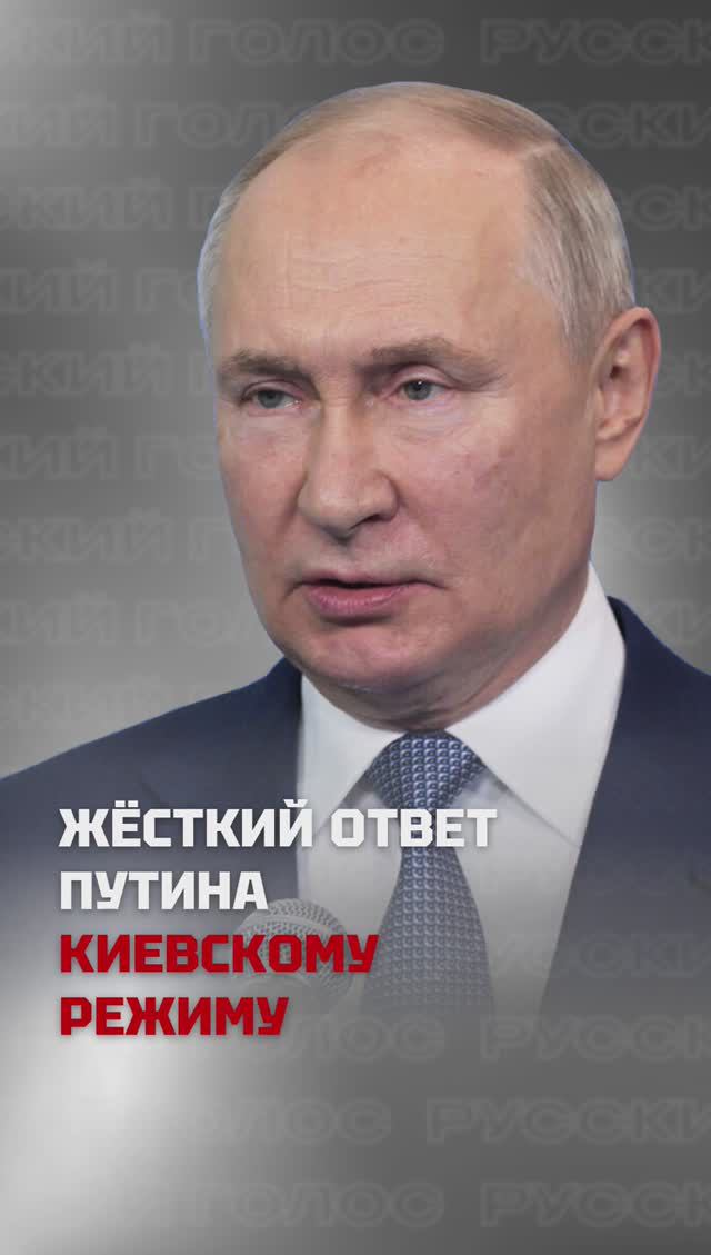 ПОЖИНАЮТ ПЛОДЫ СВОЕГО «ТВОРЧЕСТВА» | Путин жёстко ответил на обвинения Киевского режима #shorts