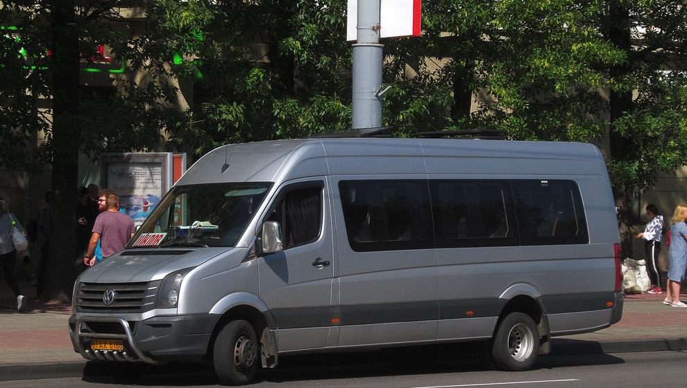 Микроавтобус Шклова Volkswagen Crafter Маршрут №221 Заходы - АС Шклов (Заходы - Княжицы)