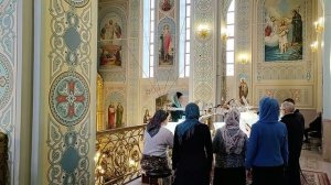 Второй антифон "Хвали, душе моя, Господа..." (Г.Н Лапаев). Регент Екатерина Артюхова.