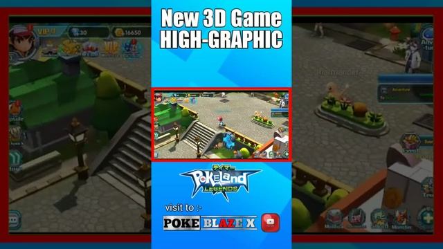 New Pokemon Game! Pokémon Pokeland Legend On Android 2021High Graphic Game | Pokeland legends #Shor
