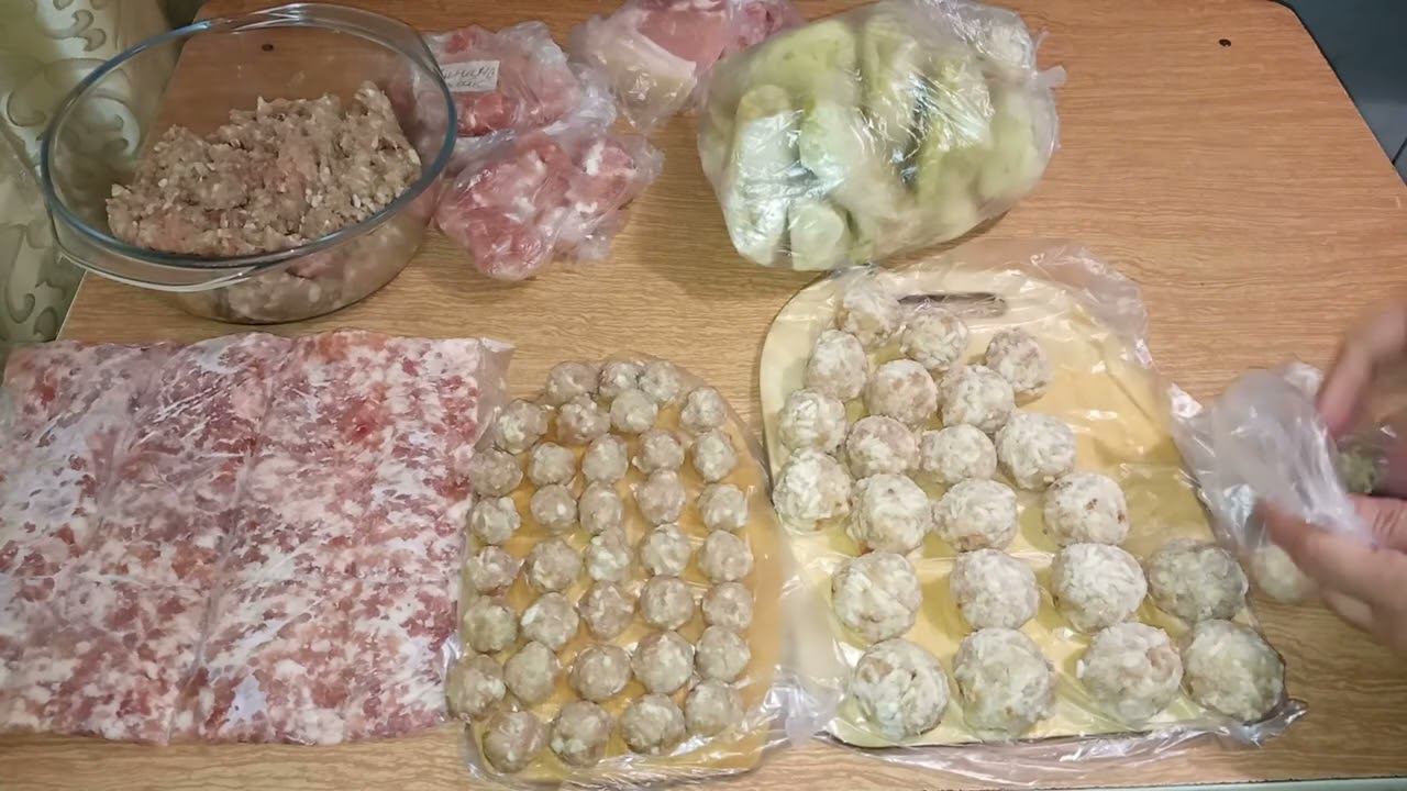 Заготовка домашних полуфабрикатов