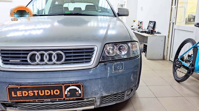 Audi A6 модернизация света фар
