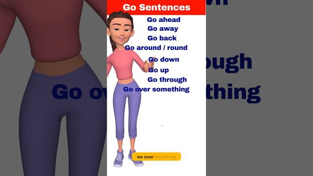 Mastering "go sentences" #english #learnenglish #vocabulary