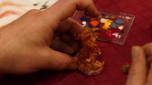 3 MINUTE Fire Elemental PAINT TUTORIAL For Dungeons and Dragons D&D Mini Paint