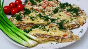 Стейк из капусты с фаршем и сыром в духовке🥩🧀Капуста запечённая с мясным фаршем. Капустный стейк