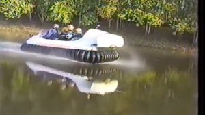 Амфибия Hovertrek, движение задним ходом