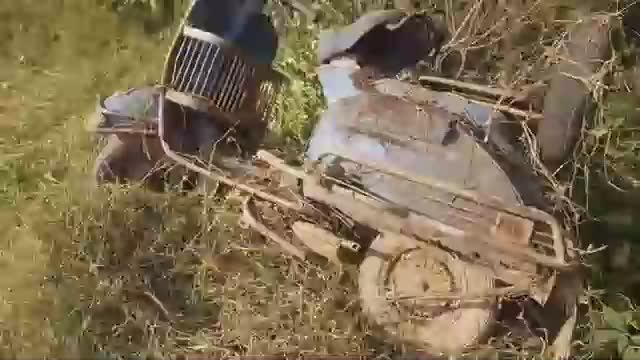 Полная реставрация 1970s Piaggio Vespa Scooter