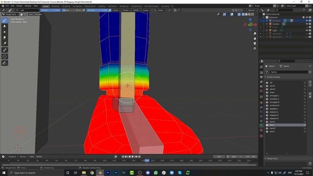08 - Weights - Blender 3D Full 3D Character Easy Workflow