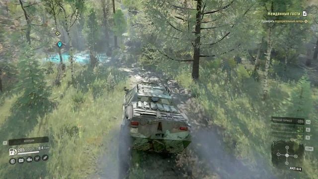 SnowRunner. Таймыр. Овраг. Поручение «Нежданные гости».