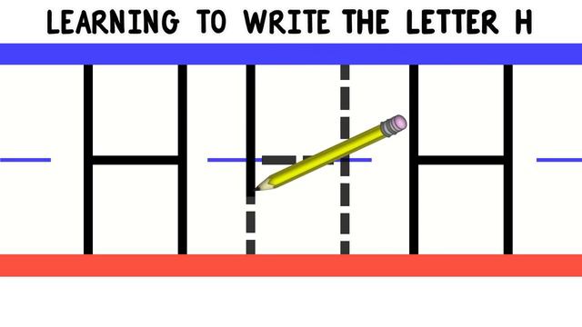 Write the Letter H