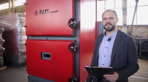Щеповой котел FACI FSS 761 кВт: обзор (бункеры, двухшнековая топливоподача, система управления)