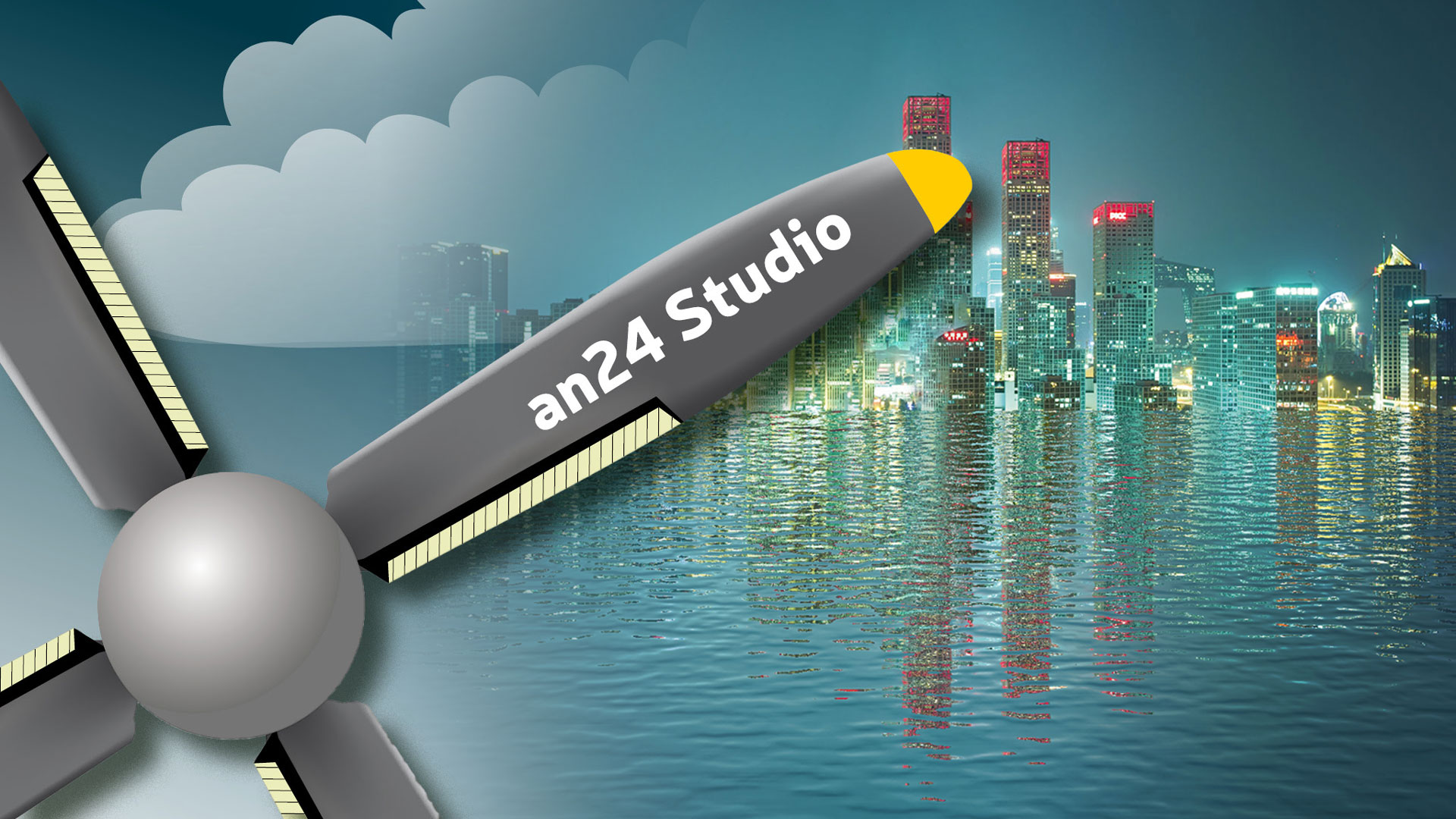 Отражение в воде в PhotoShop