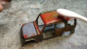 Restoration of Abandoned Mahindra Bolero Model Car!