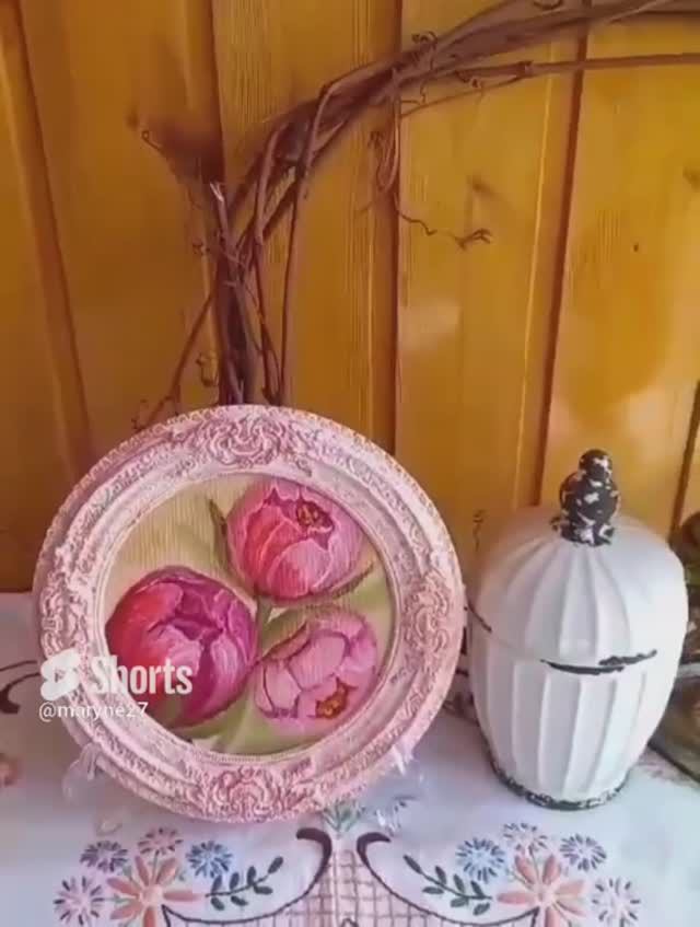 Картина маслом "Пионы"