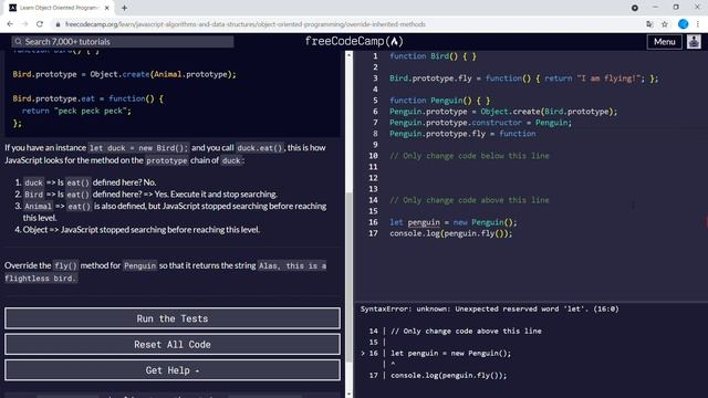 Object Oriented Programming (22/26) | Override Inherited Methods ...