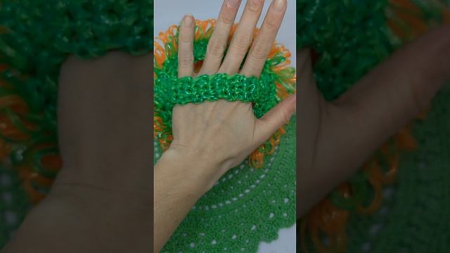 Мочалки астры по моему МК