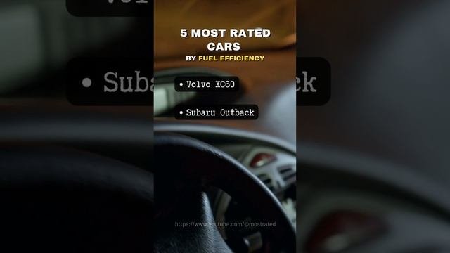 5 MOST RATED Cars by Safety Features