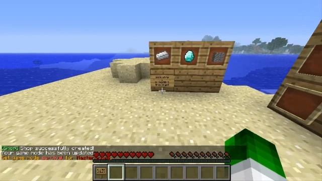 Minecraft : Bukkit Plugins 1 - ChestShop | How to Setup | 1 | 7 | 2 – смотреть онлайн видео от ...