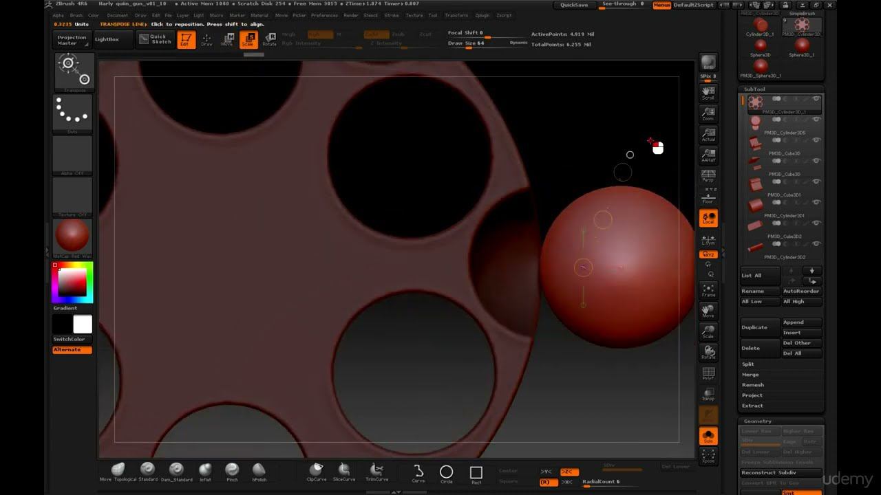 HarleyQ Vol 3  15 Refining cylinder holes