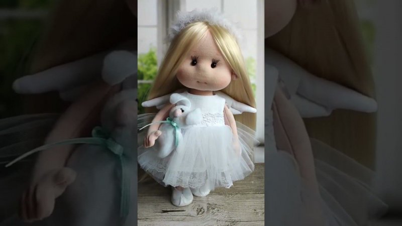 Куколка-Ангел #кукла #подарок #текстиль #handmade #doll #art