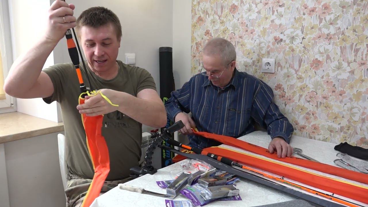 Распаковка спиннингов, приманок и других рыболовных вещей