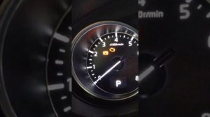 Мазда СХ-5, подготовка ручного тормоза к замене задних тормозных колодок.