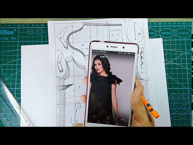 Платье трапеция с крылышком