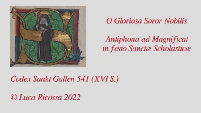 O gloriosa soror nobilis Benedicti
