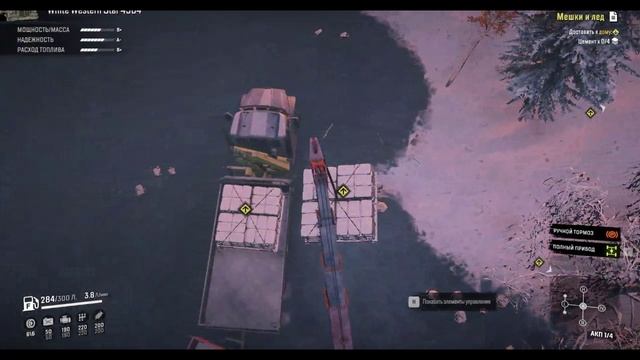 Обзор SnowRunner Мешки и Лёд..mp4