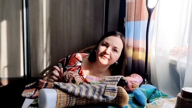 Готовые работы ноября. Носочки из Nako Boho. Студия изготовления изделий " Эдельвейс".