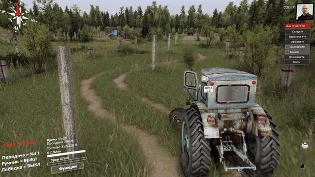 SpinTires 4 сезон 2 испытание Экзамен на права 1 ЗМЕЙКА Т40