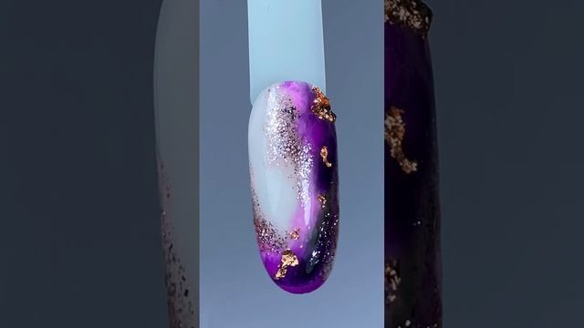 Красивая мазня  гель-лаками???????? волшебные текстуры на ногтях